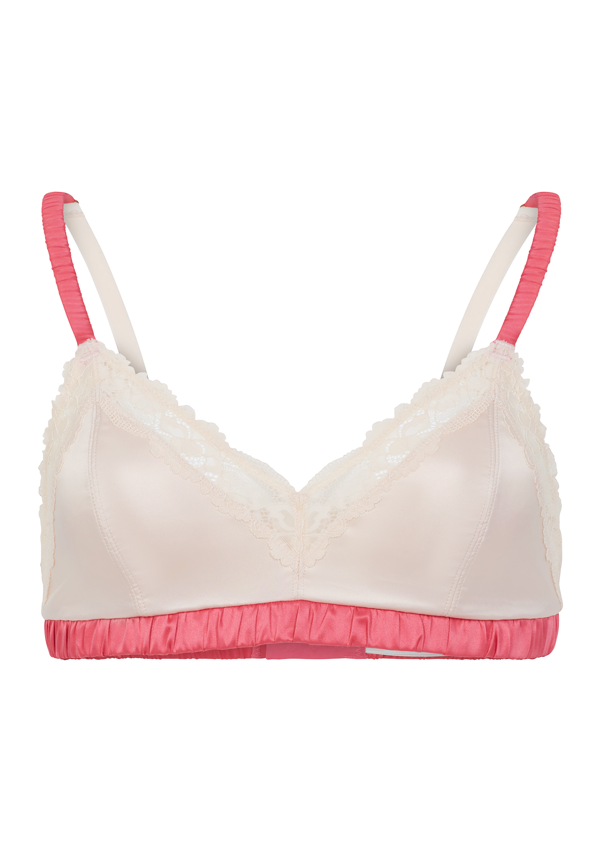 Seraphina Floral Lace And Satin Bralette – Endless Love Affair