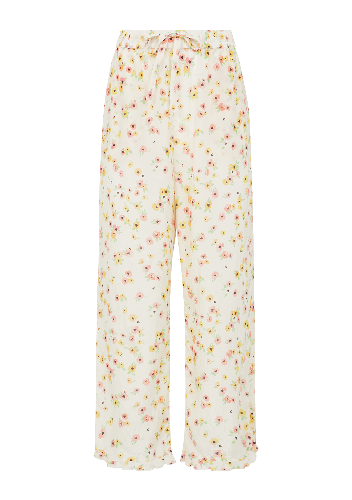 Ophelia Frill Hem Floral Print Pyjama Bottom – Endless Love Affair